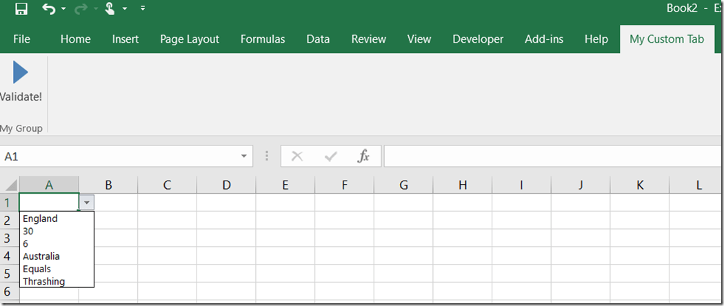 NetOffice.Excel – Add Validation to a Cell – andysprague.com